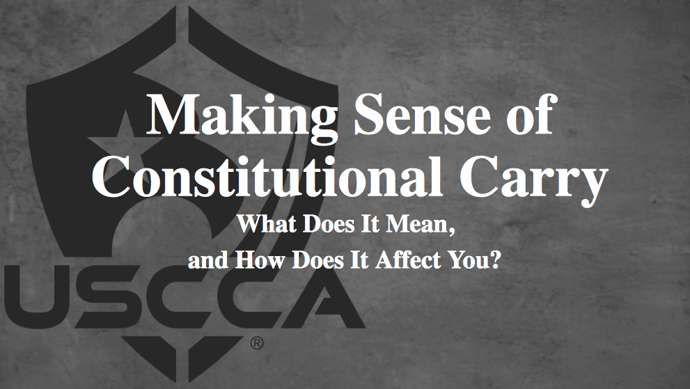 USCCA Mini Classes - 21st Century Minuteman